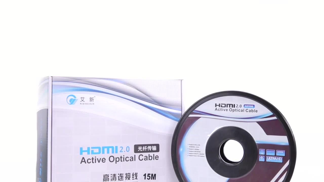 Hdmi Aoc Cable Supply 10m 15m 50m 100m 200m 400m Hdmi Roll Support 4k ...