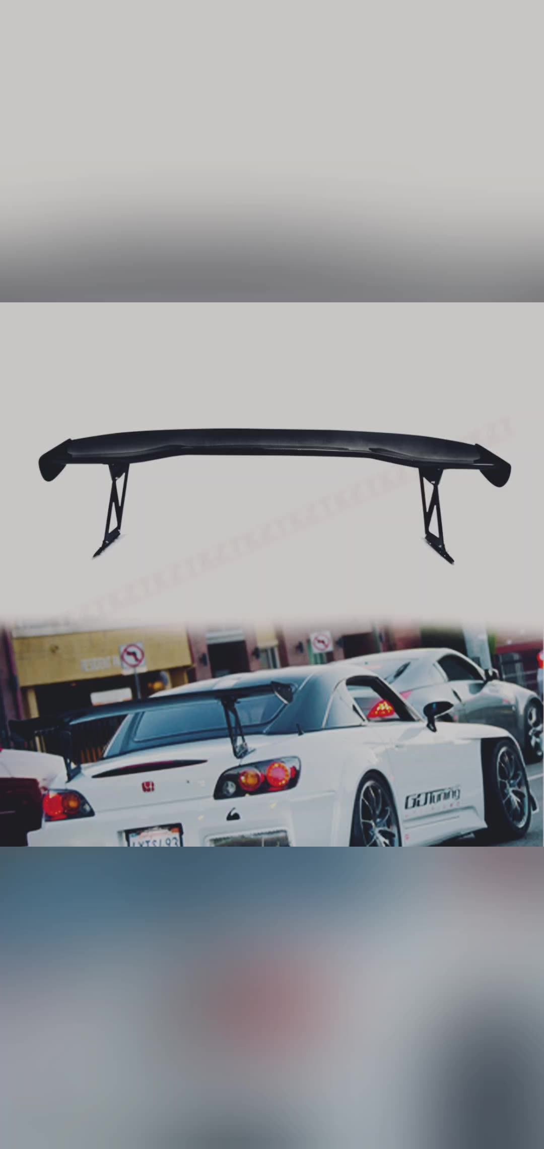 For S2000 Js Racing Gt Spoiler(295Mm Height) Carbon Fiber| Alibaba.com