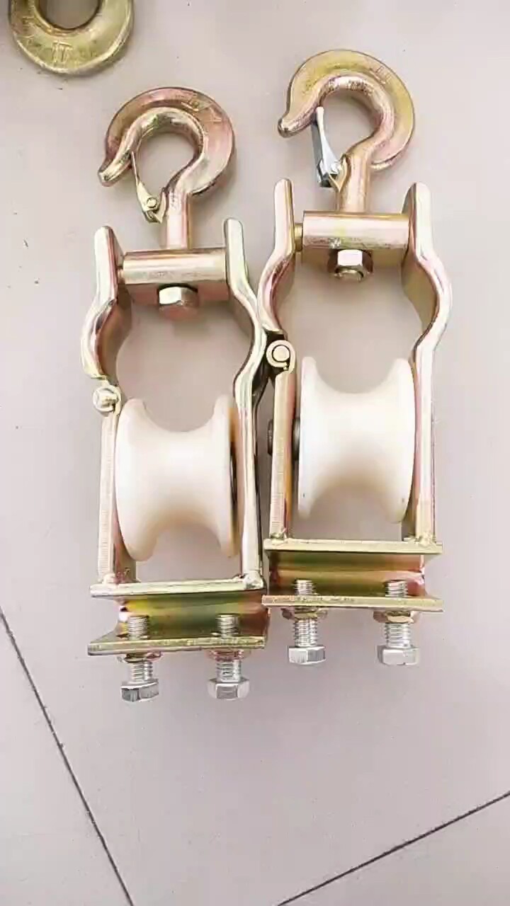 Aerial Cable Pulling Rollers Cable Pulley For Telecommunication Cable ...