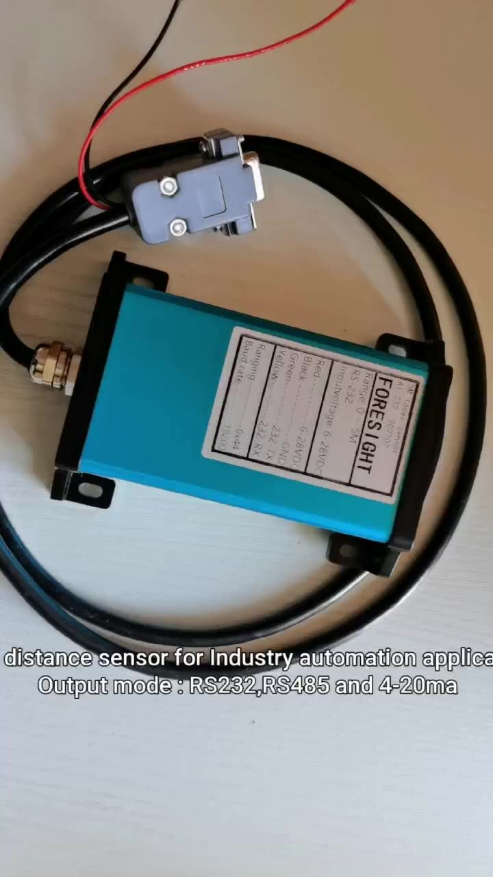 High Resolution Rs485 Modbus Laser Distance Sensor For Billet Transfer ...