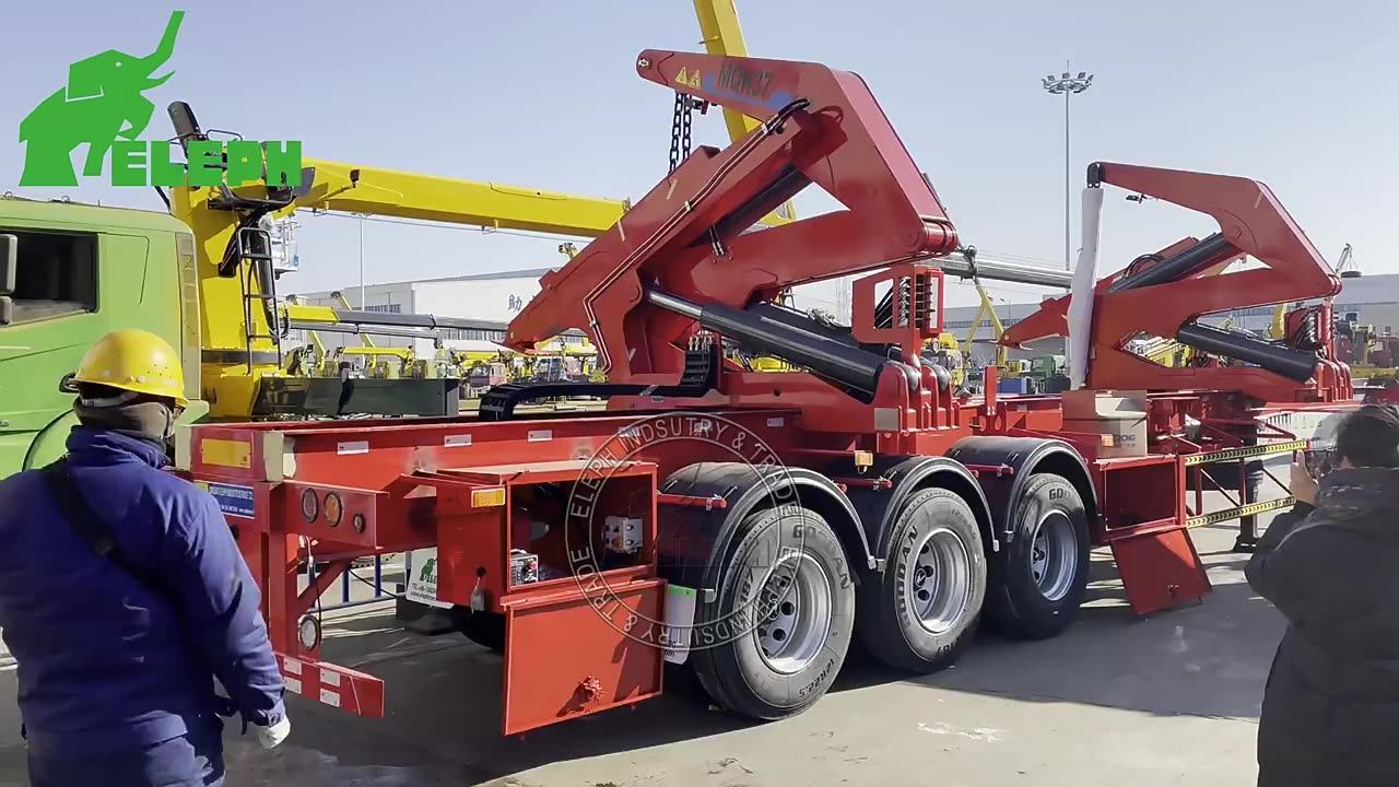 20ft Container Side Loader Sidelifter Truck Trailer For Sale - Buy Side ...