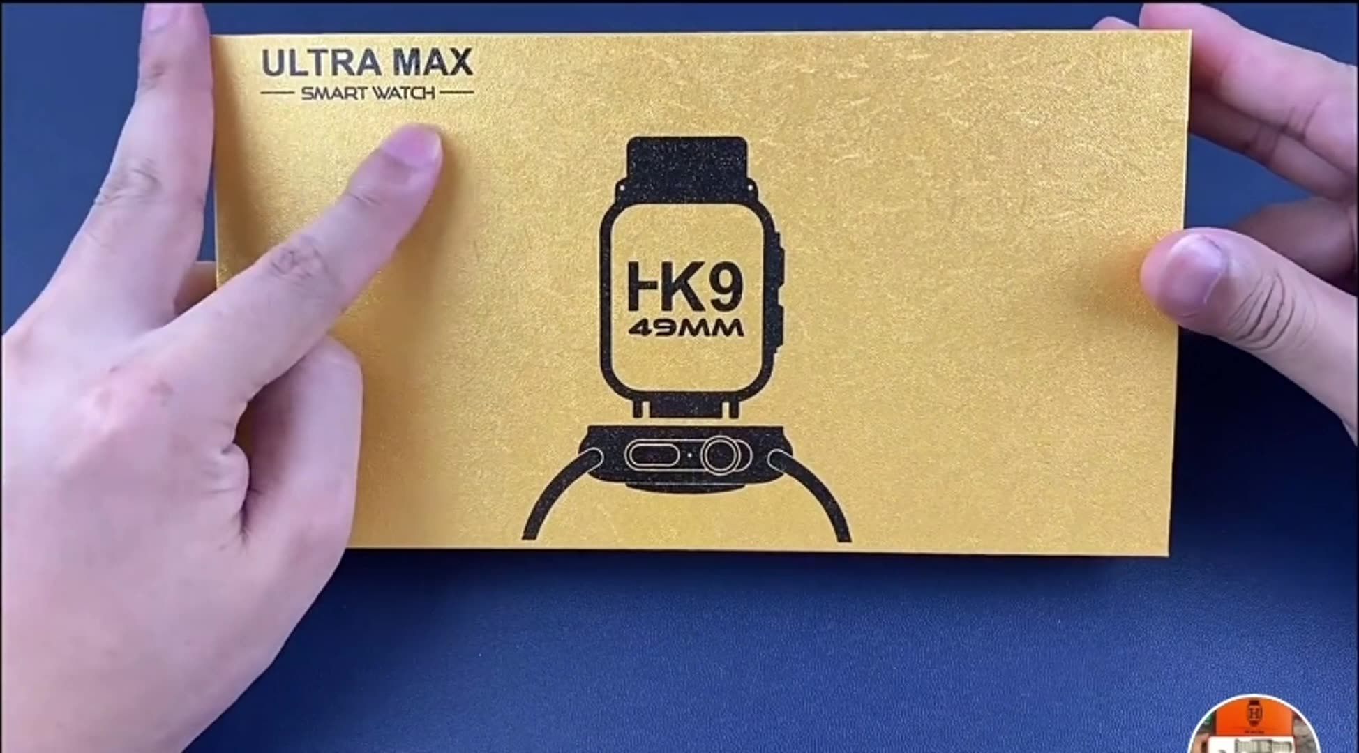 High Quality Hk9 Ultra 24k Gold Smartwatch 49mm Waterproof Bt Call G9 Ultra Max Heart Rate Haino ...