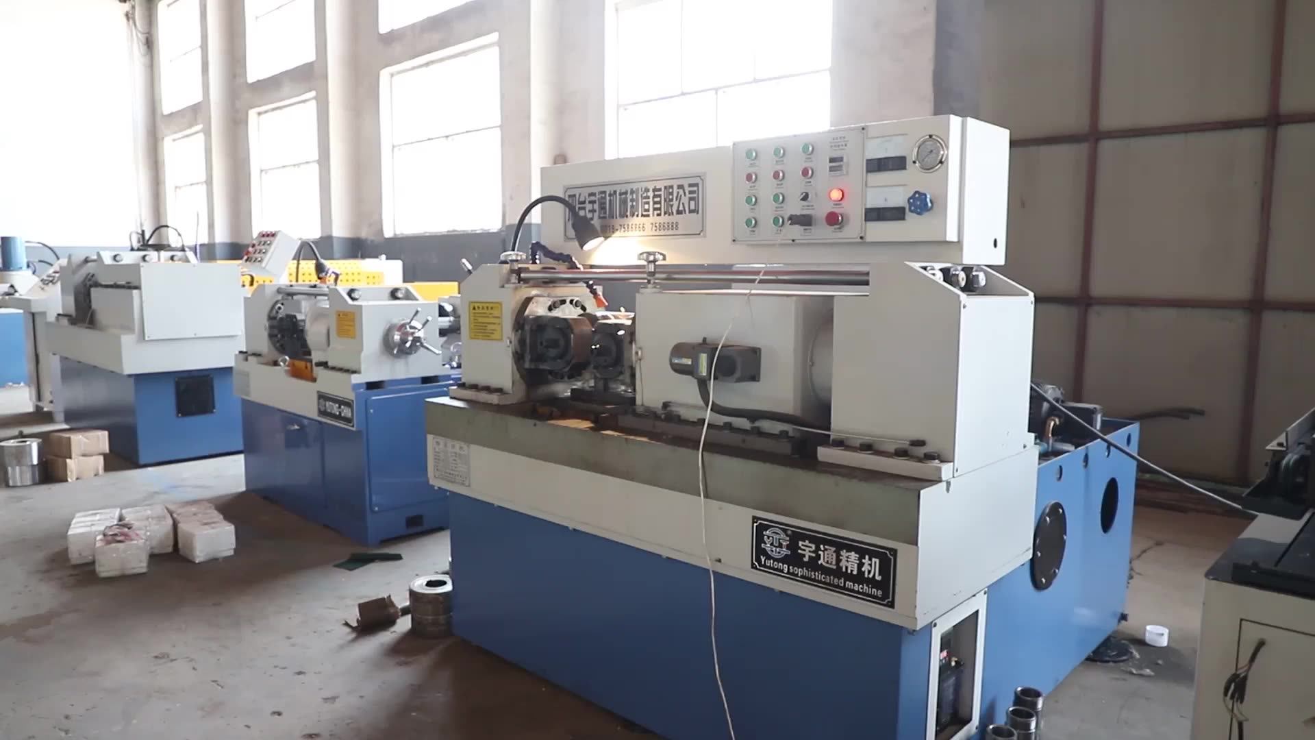 Moto Automatic Cnc Steel Bar Rod Pipe Nipple Pipe Threading Knurling ...