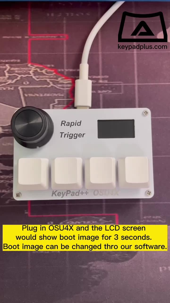 Osu Rapid Trigger Keyboard Magnetic Switches Gaming Keypad - Buy Rapid ...