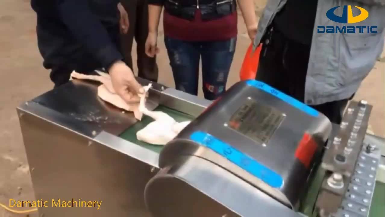 Commercial Frozen Chicken Cube Cutter Big Meat Dice Cutting Machine ...