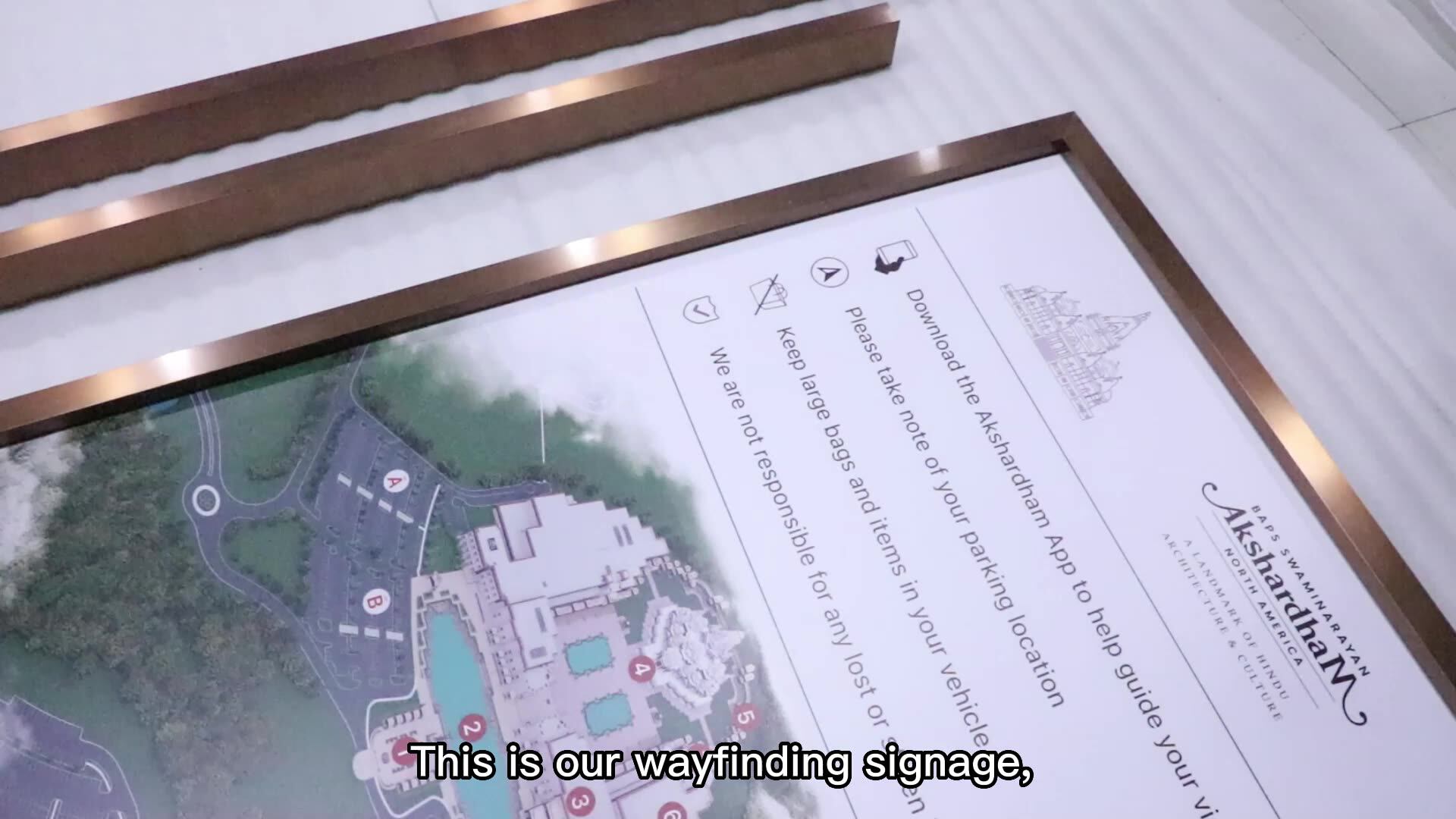 Free Standing Wayfinding Plate Exterior Directional Signs With Uv ...