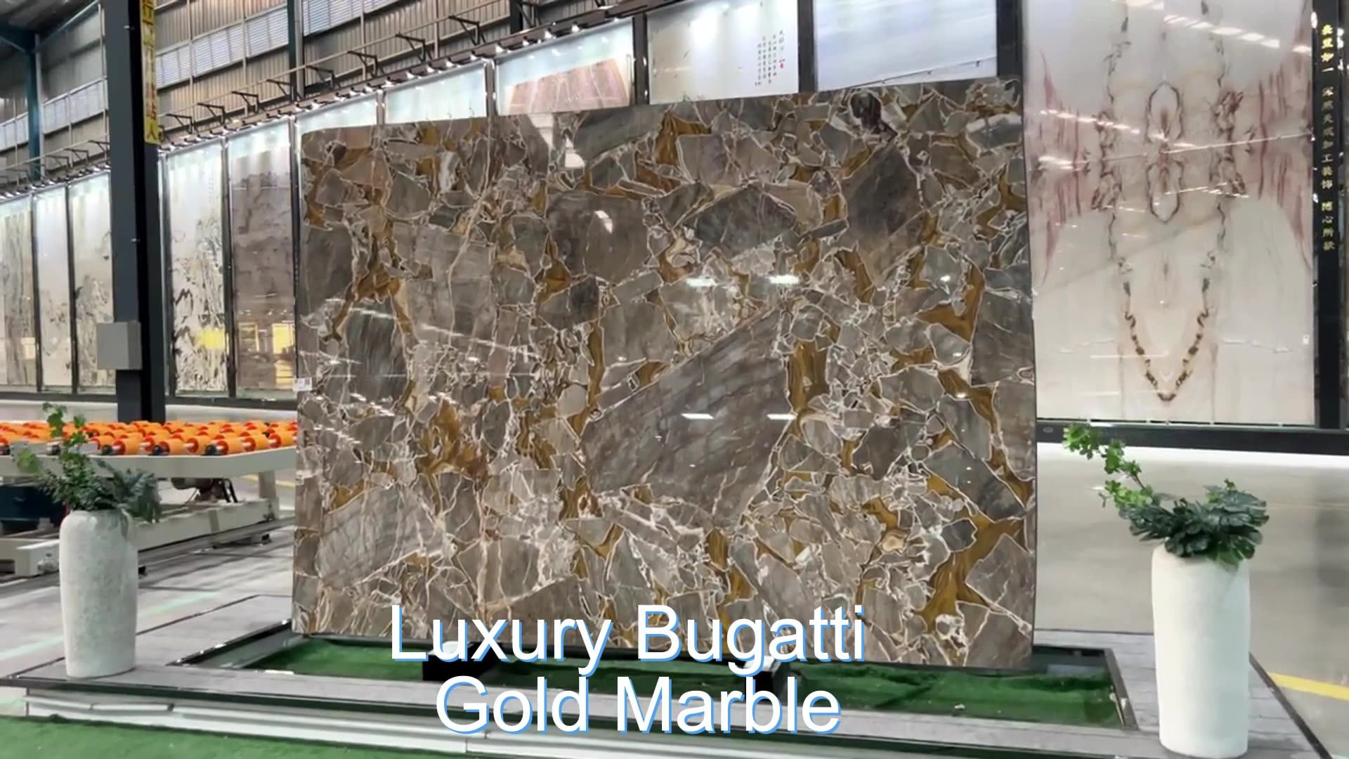 Best Price Bugatti Gold Marble Sparkling Golden Background Wall Decor ...