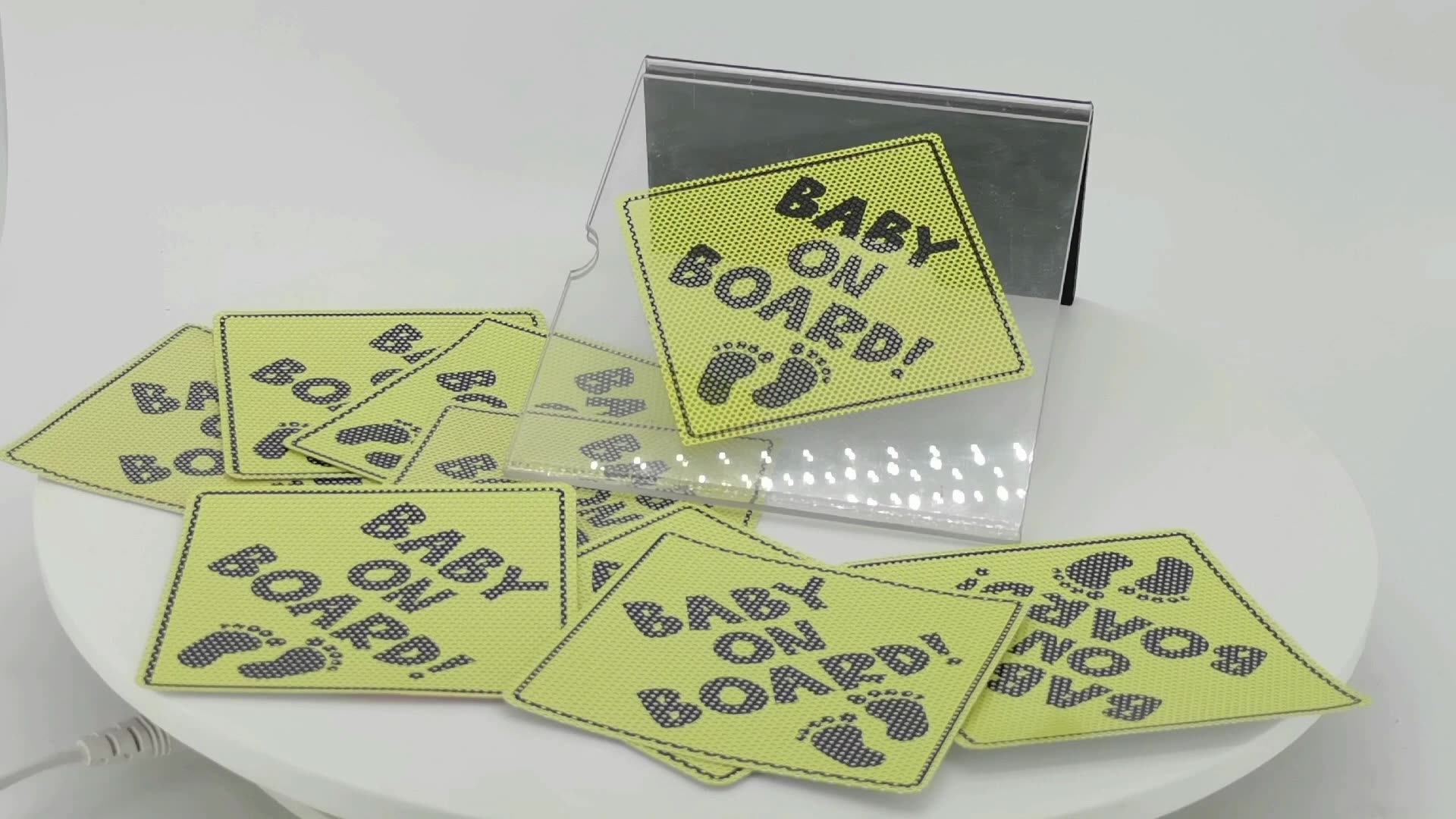 Custom Contravision Perforated One Way Vision Car Window Vinyl Decals ...