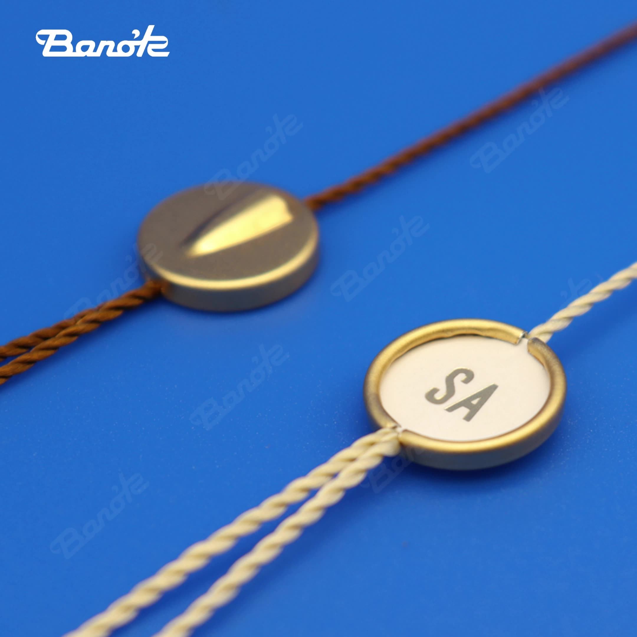 Cpjmdk Garment Seal Tag Aluminum Metal Golden Luxury Garment Tag Banok ...