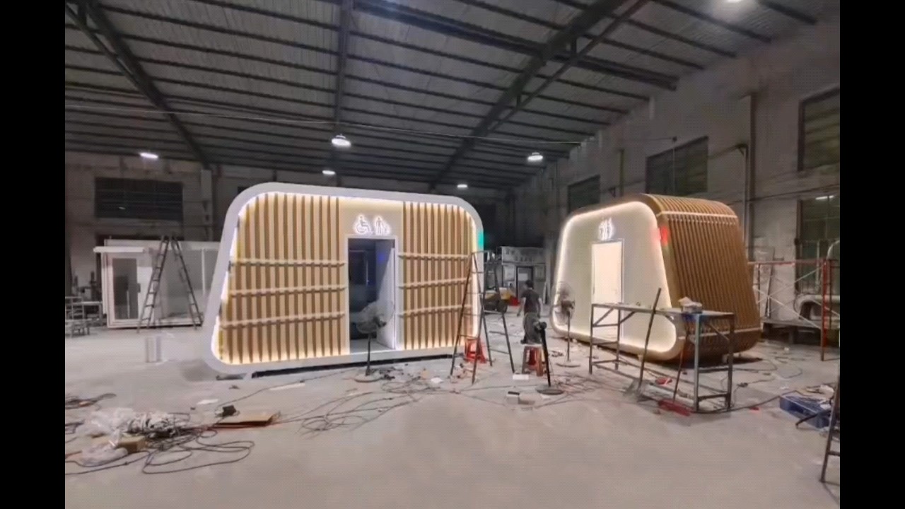 20ft Container Prefab Tiny Small House Home Portable Houses Apple Cabin ...