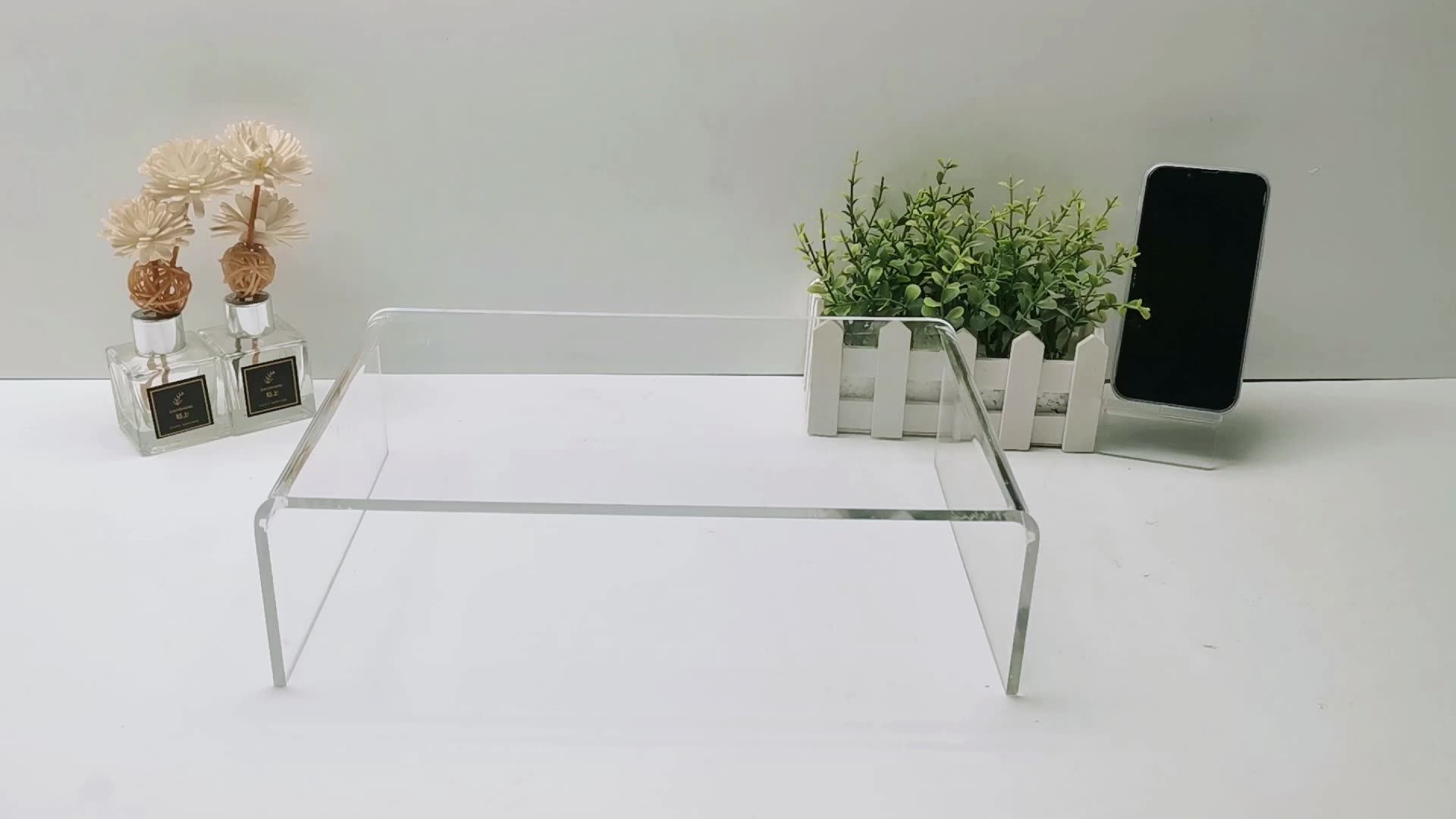 Custom Computer Monitor Stand Acrylic Laptop Stand Office Desk ...