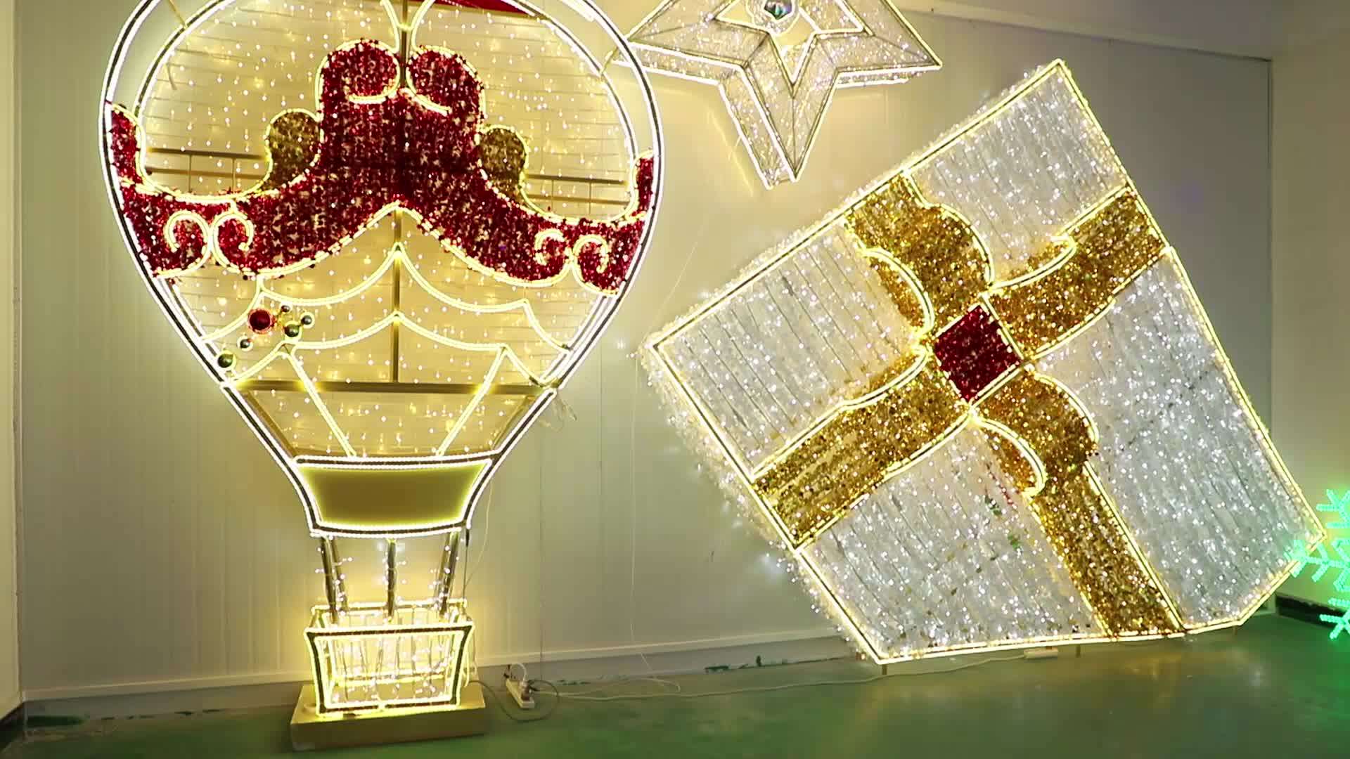 Toprex Decor Holiday Outdoor 2d Led Pole Motif Light For Street ...