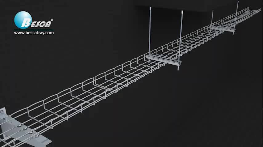 Wire Mesh Cable Tray Accessories Overhead Hanger Clip Price - Buy ...