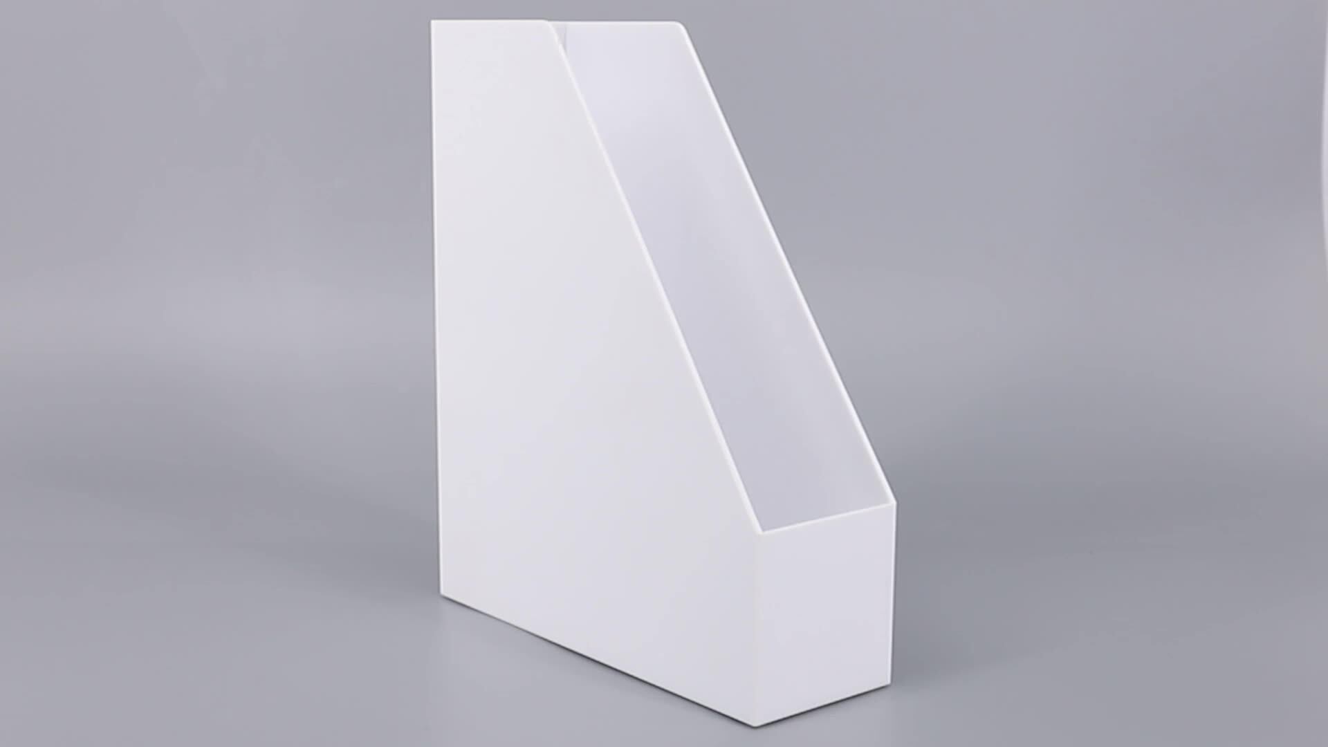 Plastic Desk File Holder Single File Holder Stand Magazine Rack Table ...