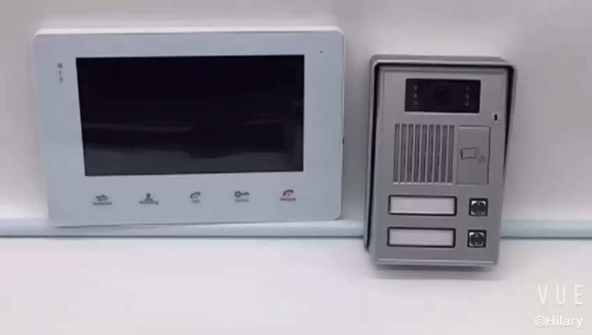 China Manufacturer 4 Wire Door Entry Video Intercom System For Villa ...
