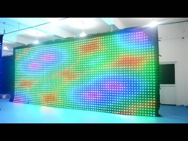 P9 Led Video Curtain Indoor Flexible Sexxx Video Led Curtain Led Stage ...