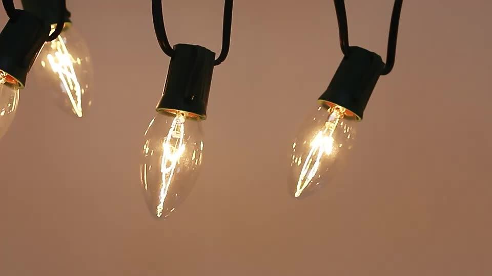 Commercial Grade Led String Light Waterproof Outdoor C7 Bulbs New Year ...