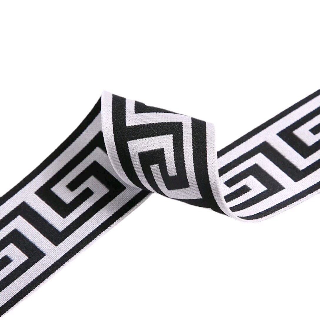 Polyamide Greek Key Jacquard Webbing Belt Apparel Textiles ...