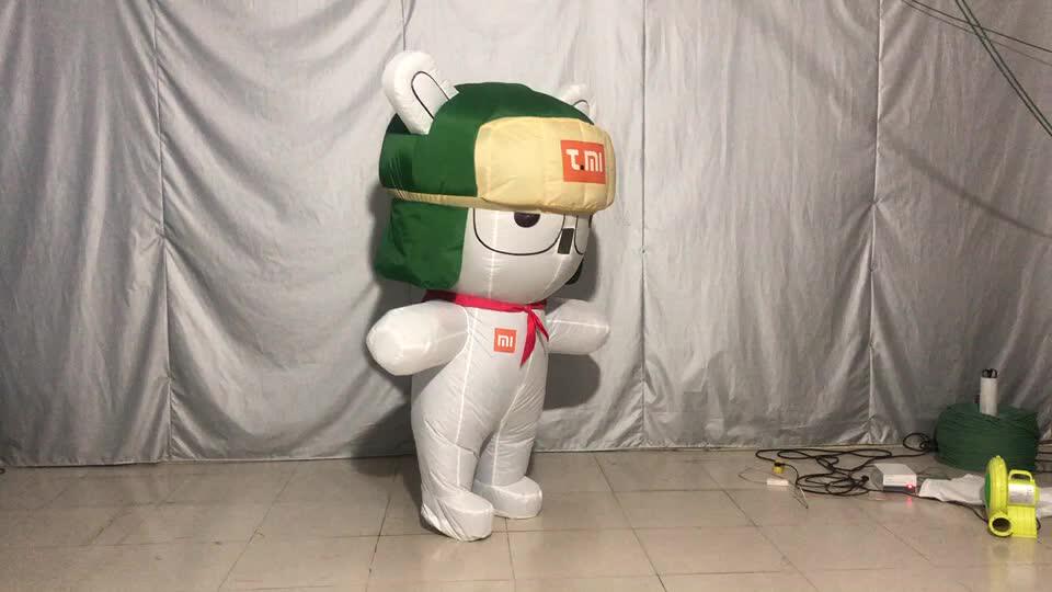 Inflatable Funny Cartoon Character The Minions Costume With Dress Blow ...