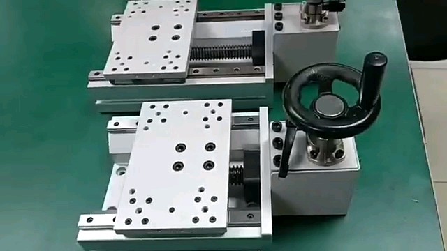 Precision Lifting Linear Sliding Table Guide Rail Xyz Manual Ball Screw ...