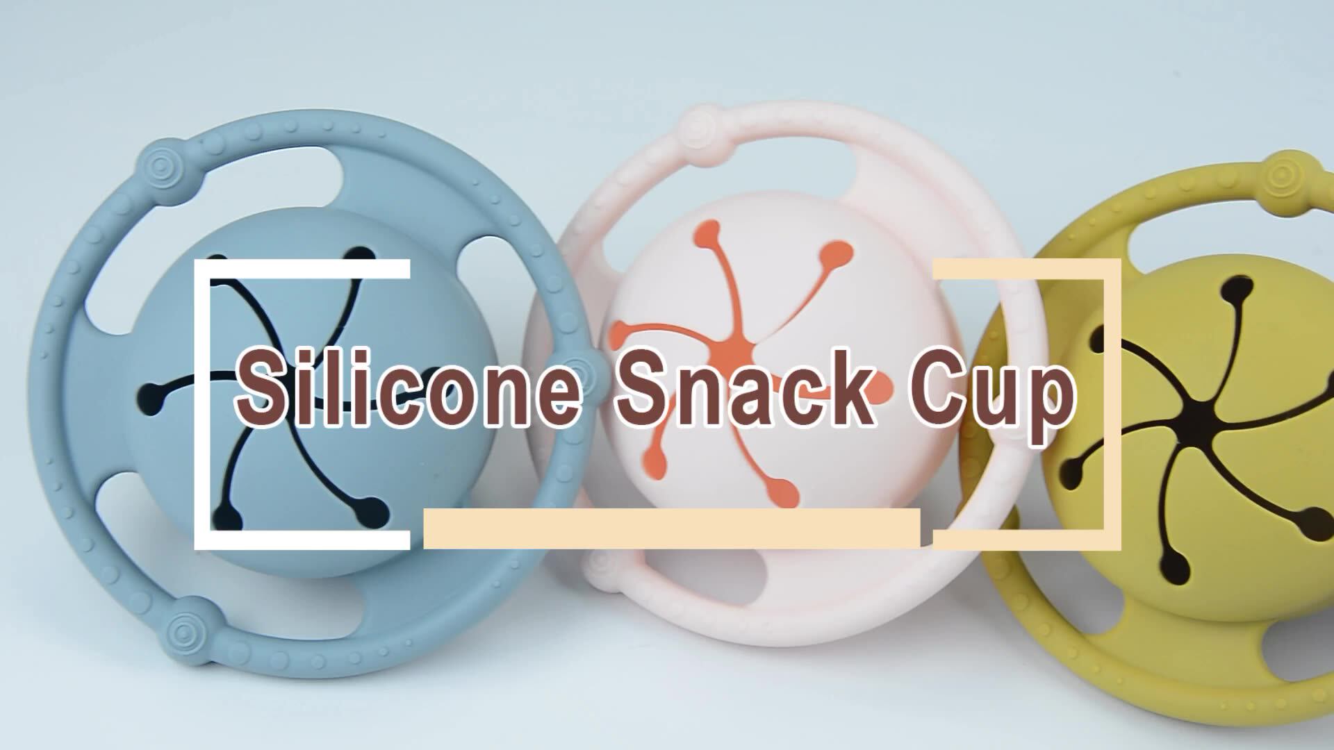 Ufo Shape Kid Snack Container Food Grade Silicone Cup Baby Children ...