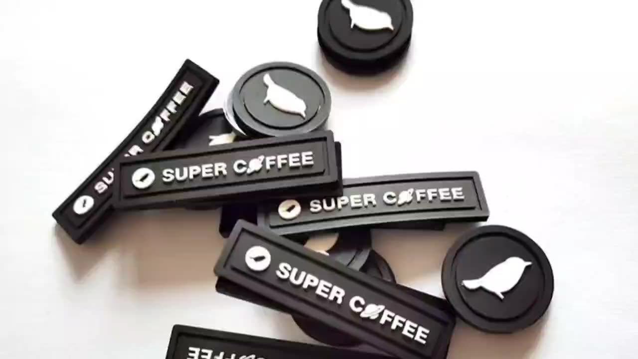 Customized Silicone Garment Patches Custom Logo Tag Soft Pvc Rubber ...