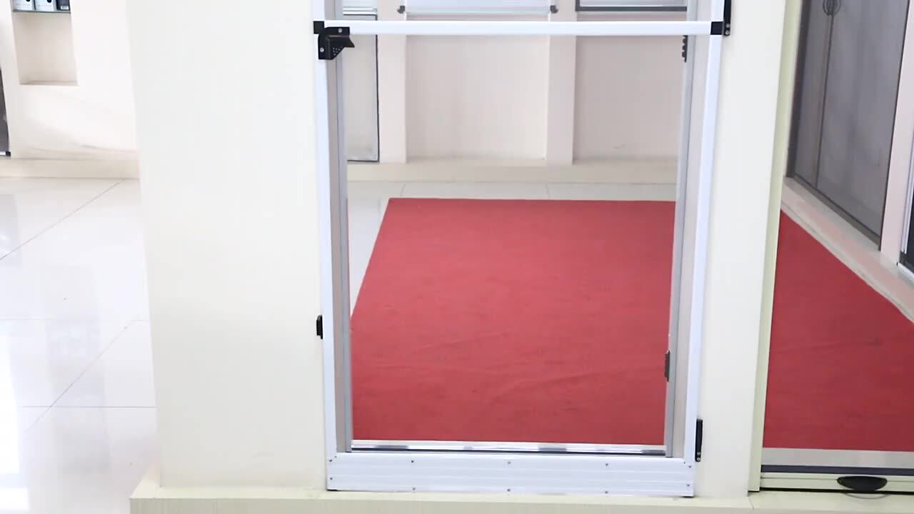 Aluminum Mosquito Screen Hinge Frame Fly Screen Door With Fiberglass ...