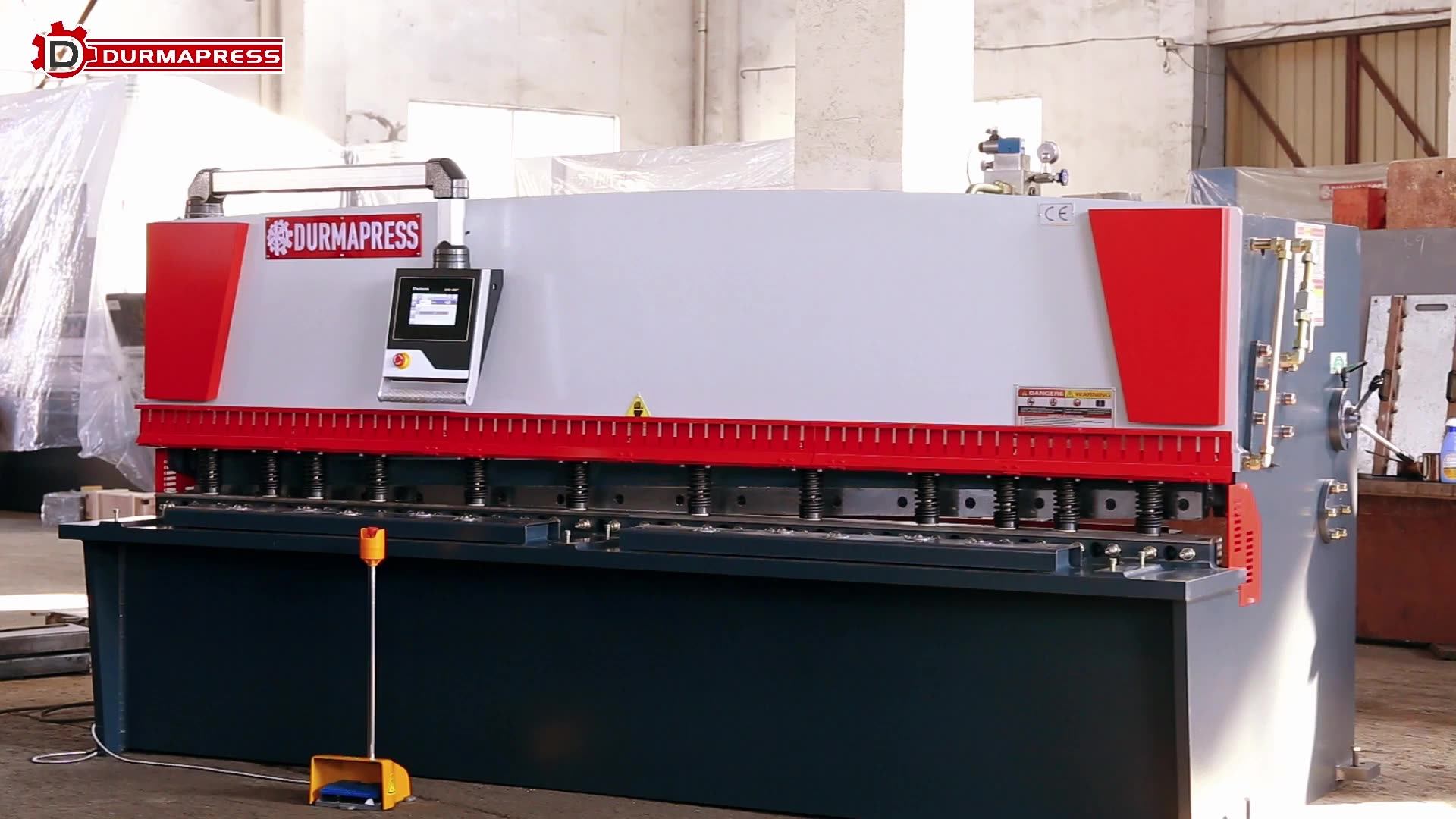 Durmapres 2500mm Hydraulic Steel Shearing Cnc Swing Beam Machine Metal ...