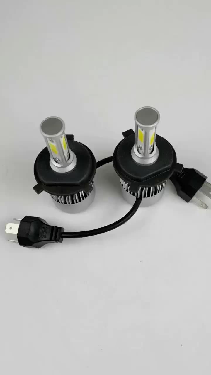 High Performance H4 36w 4000lm Dc9-32v Cob Chips 6000-6500k Led Light ...