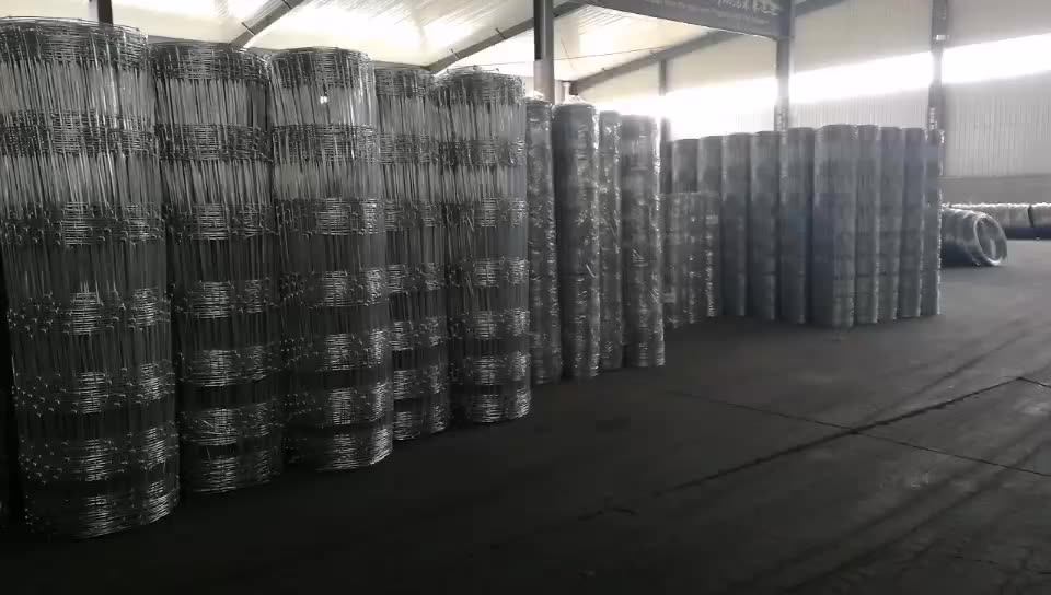 Galvanized Horse / Sheep Wire Cheap Cattle / Field Fencing Livestock ...