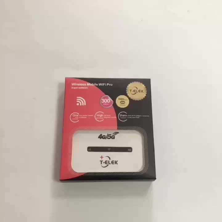 T-elek 2024 New Model Tm6 3000mah Wireless 4g Mifis Router 300mbps ...
