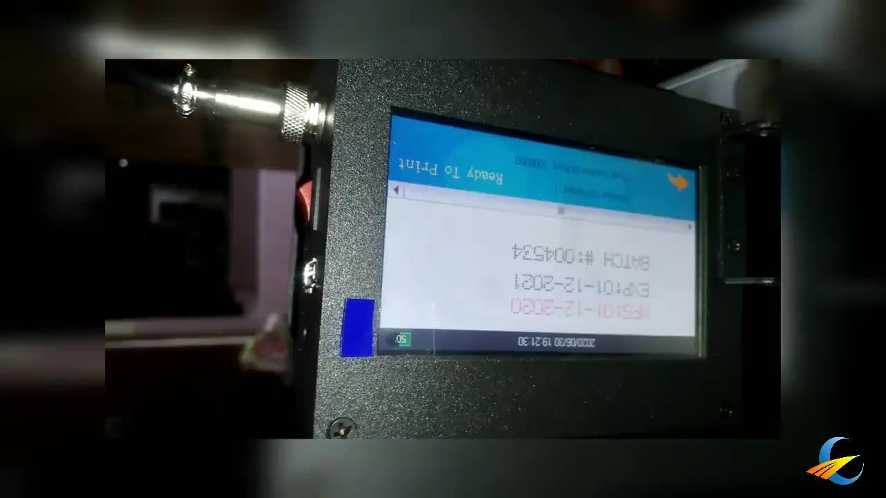 Portable Industrial Expiry Date Printing Handheld Inkjet Code Ink ...