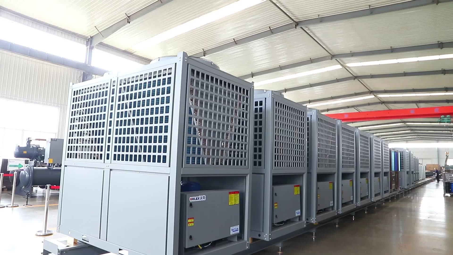 Commercial Air Conditioning Unit Air Cooled Water Chiller And Heat Pump ...