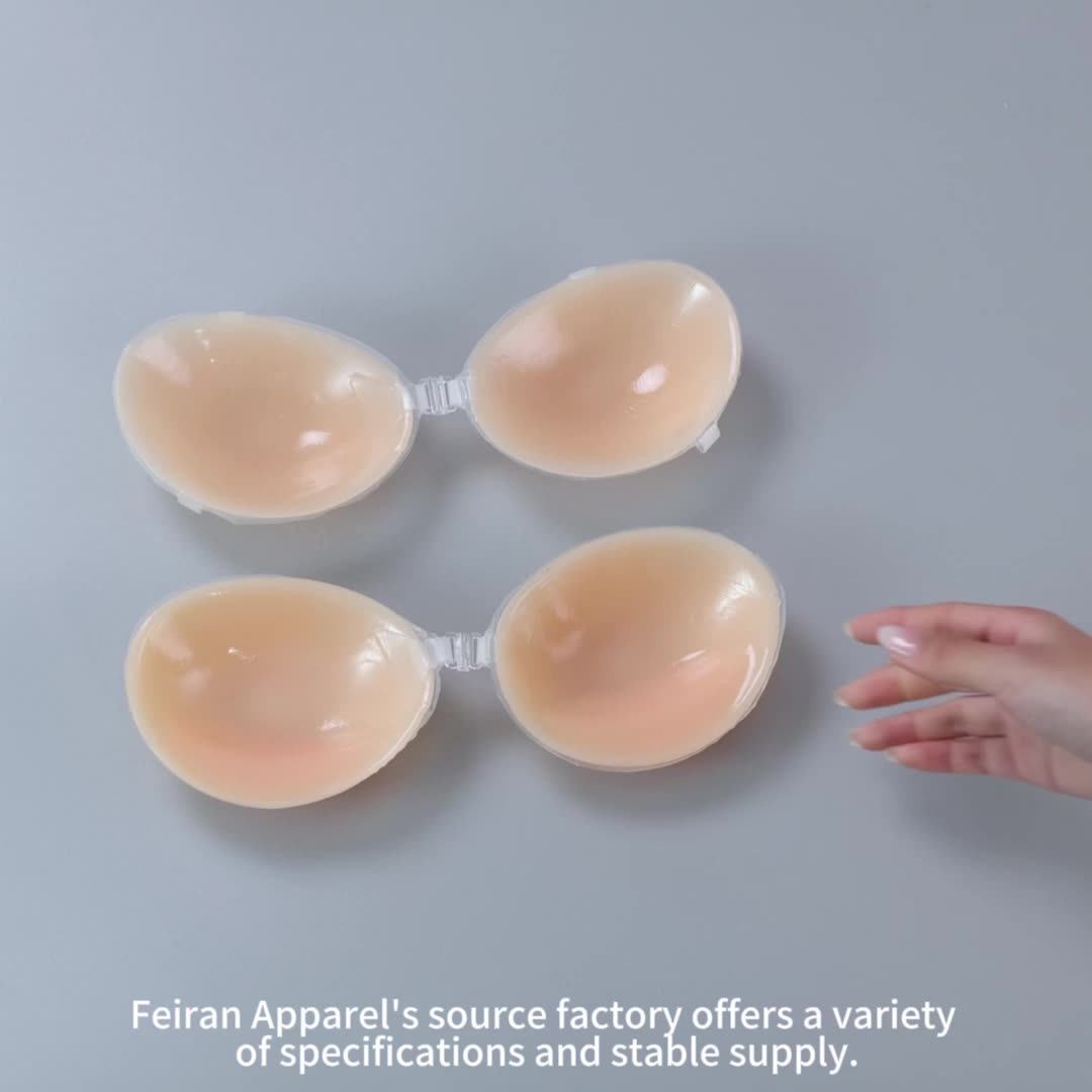 Silicone Women's Bra Strapless Bra For Size Chest Push Up Push-ups ...