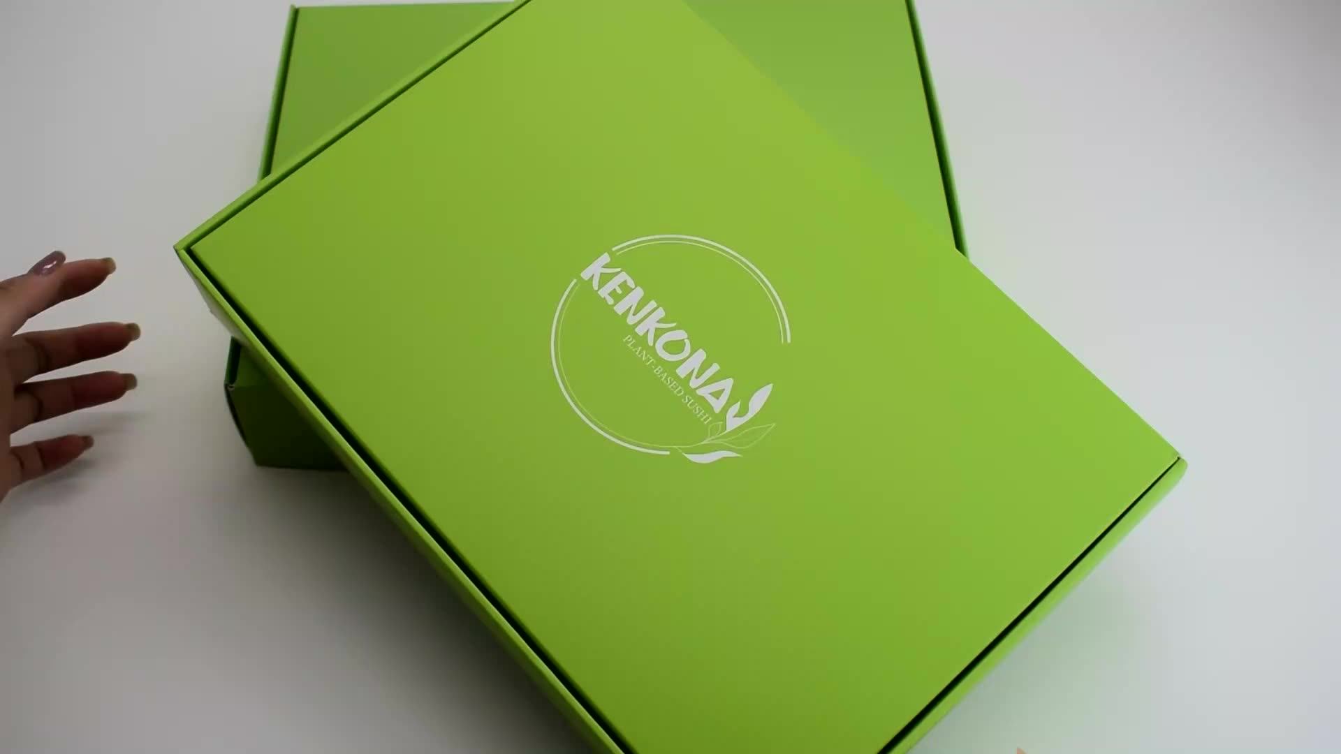 Disposable Custom Sushi Boxes Container Japanese Cardboard Take Out ...