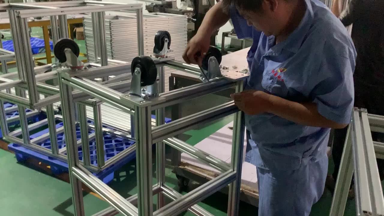 Profil T Nut Modular Alu Fittings Item T-slotted Aluminum Extrusion ...