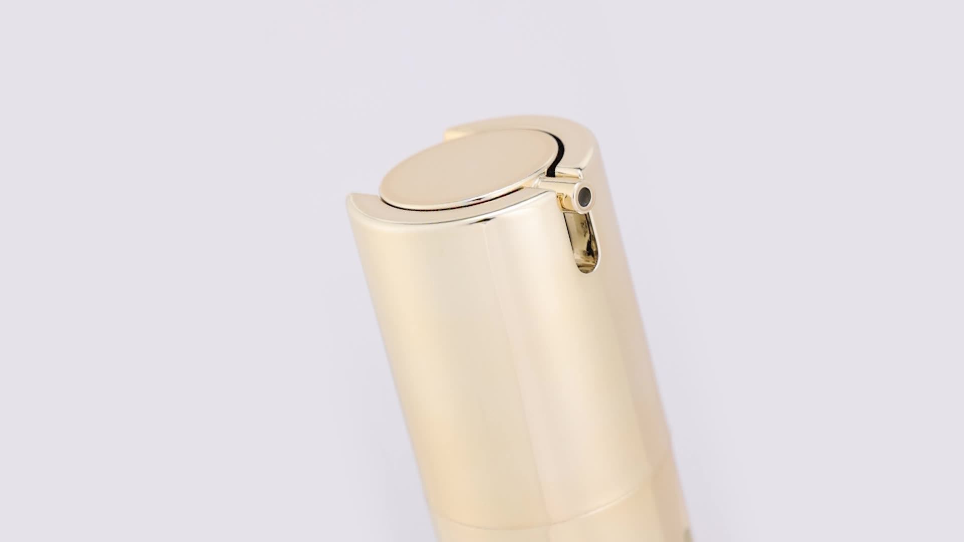 Customize Unique Shape Inverted 15ml 30ml 50ml Abs Airless Pump Bottle ...