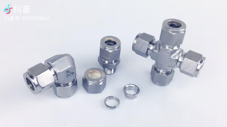 Nai-lok Instrumentation Fittings Stainless Steel Forged Double Ferrule ...