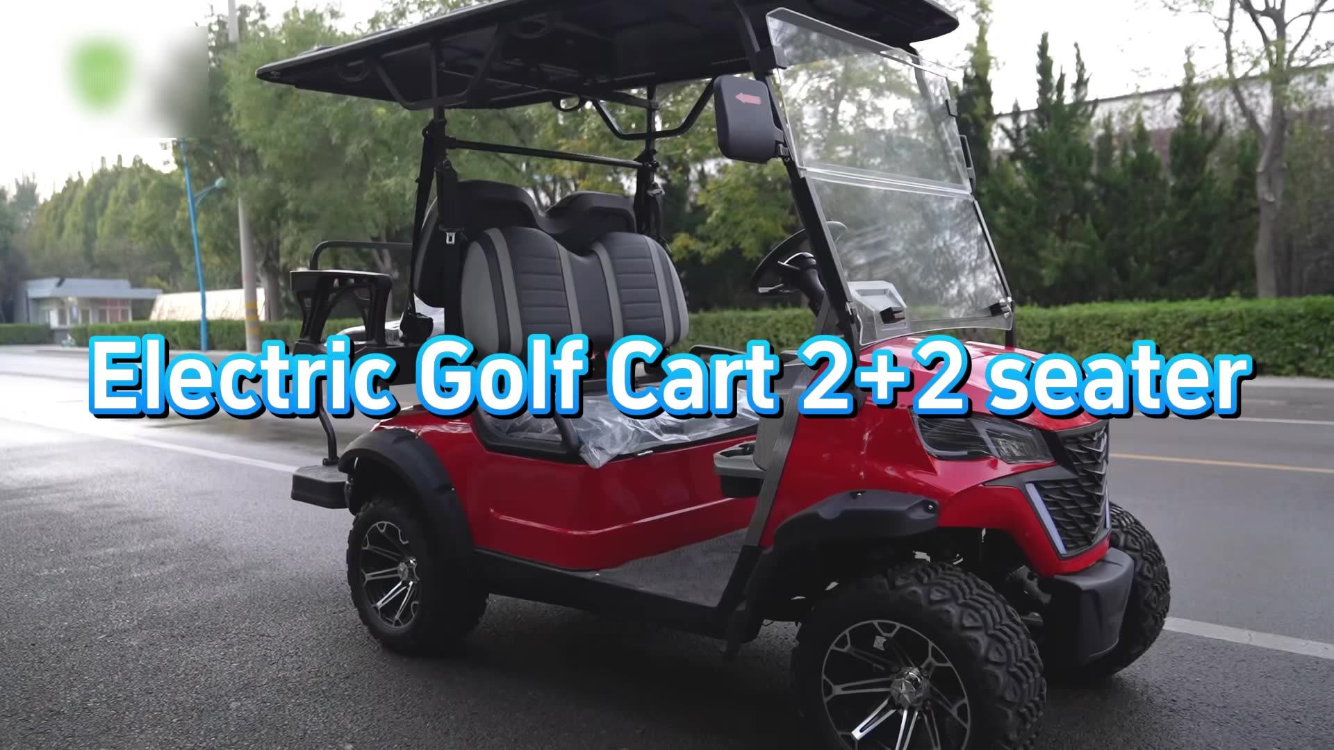 Beemotor 4-seater Electric Golf Cart Ce Certified 5kw Motor 48v Battery ...