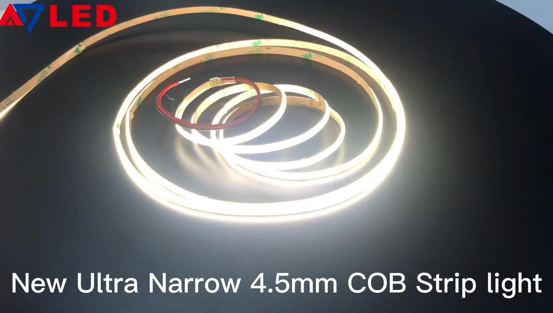 4.5mm Pcb Width Cob Strip Light 528 Led/m 4000k Color Temperature Dc12v ...