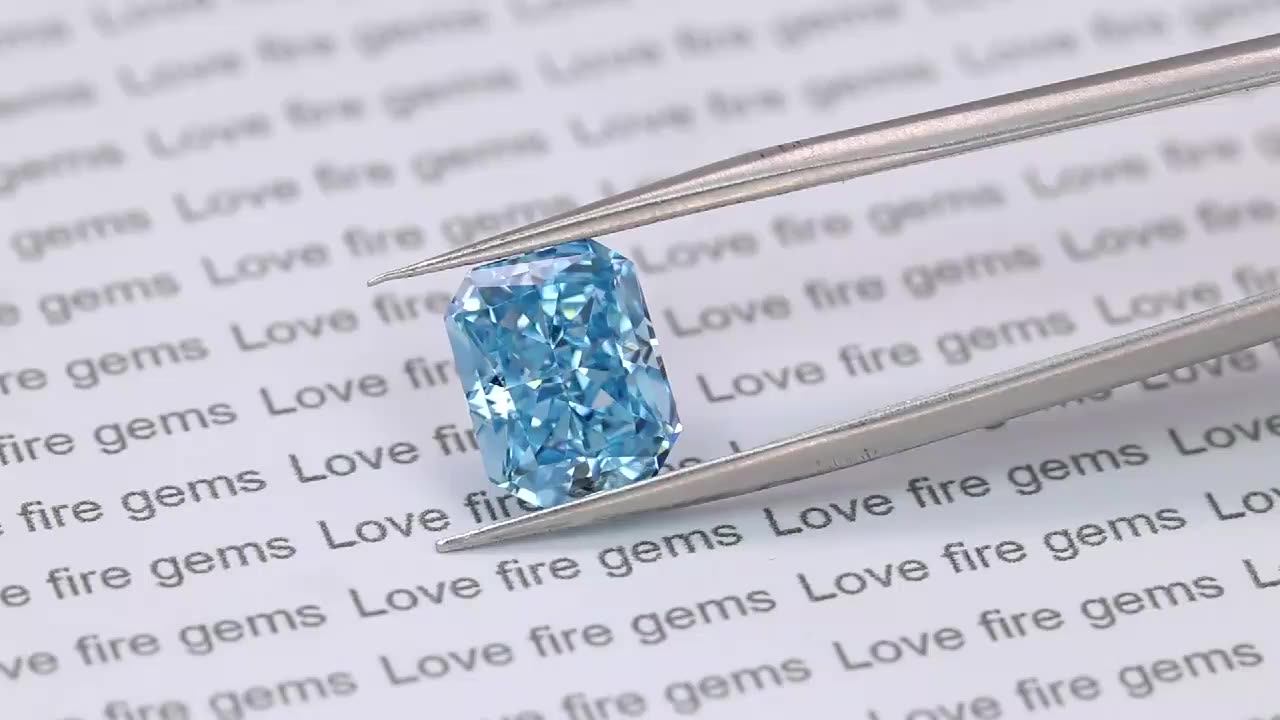 High Quality Colors Synthetic Cz Gemstones Octangle Shape Crushed Ice ...