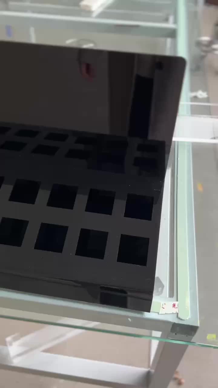 Acrylic Tabletop Display Table Custom Card Slot Layered Display Rack ...