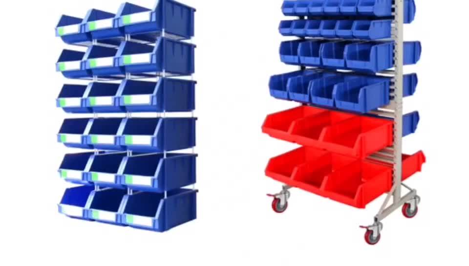 Powerking Industrial Warehouse Plastic Stack Picking Bin For Small ...