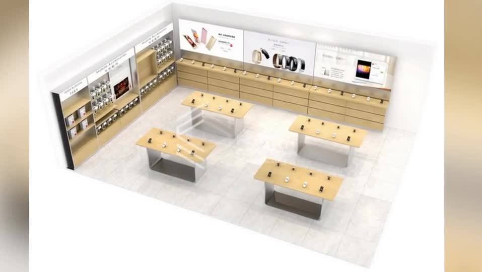 High Quality Mobile Phone Display Showcase Furniture Glass Vivo Mobile ...