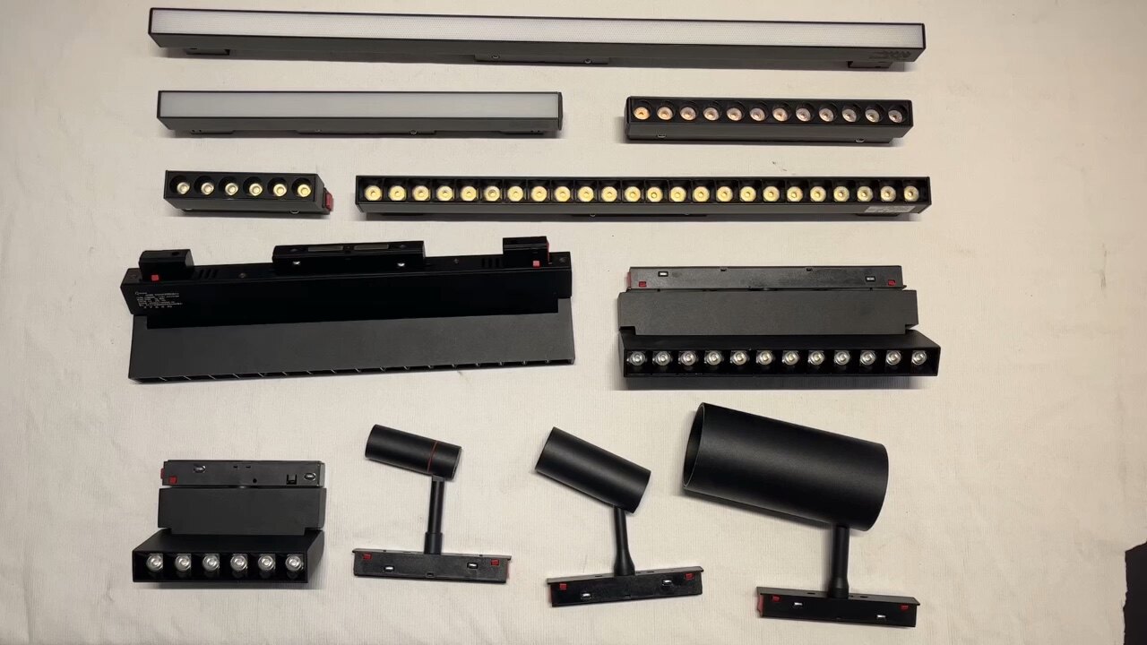 Hot Sale 12w 15w 20w 30w 40w Magnetic Light Track Light System Magnetic ...