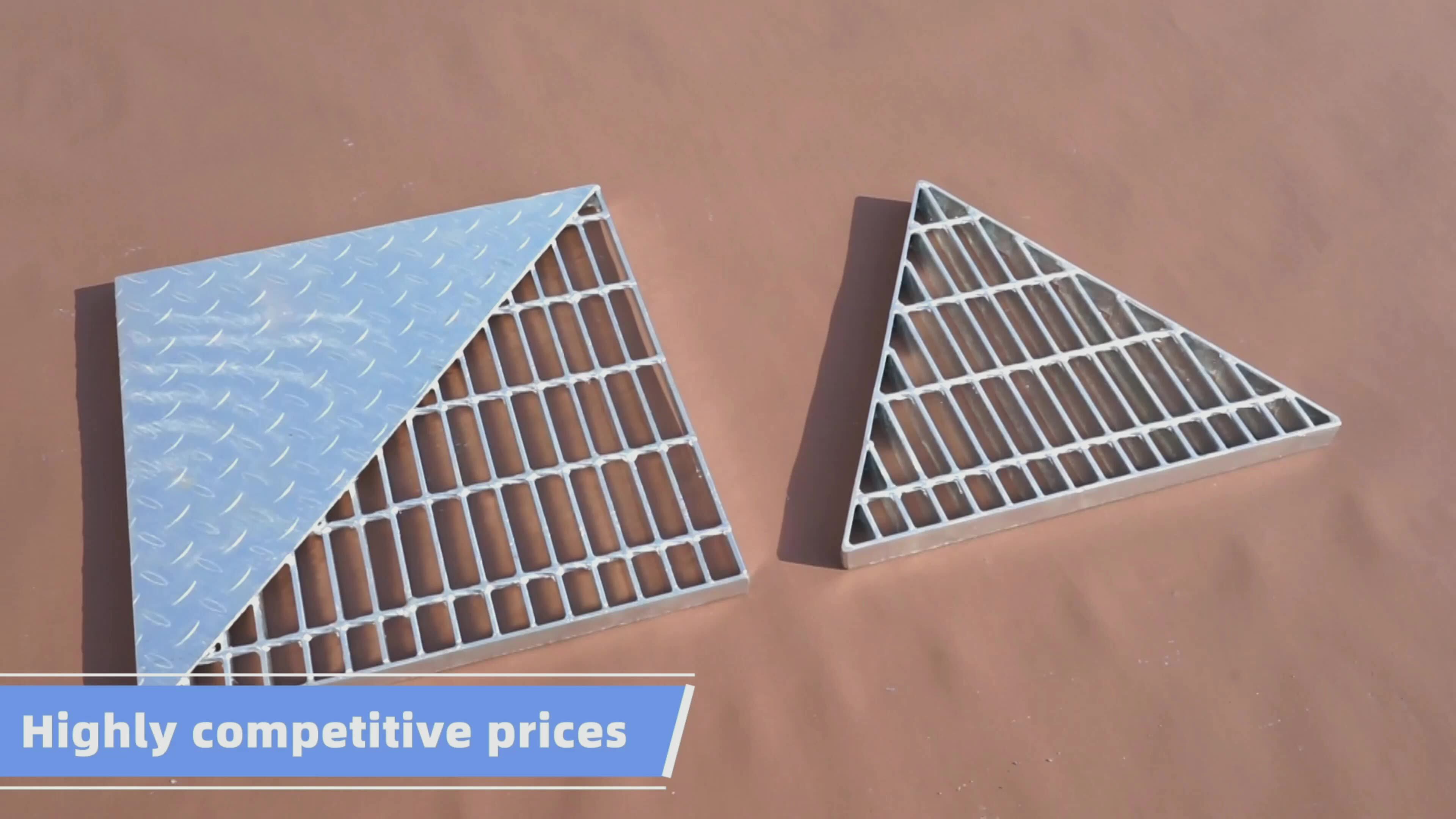 Industrial Platform Galvanized Trench Grating Drain Steel Grating Hdg ...