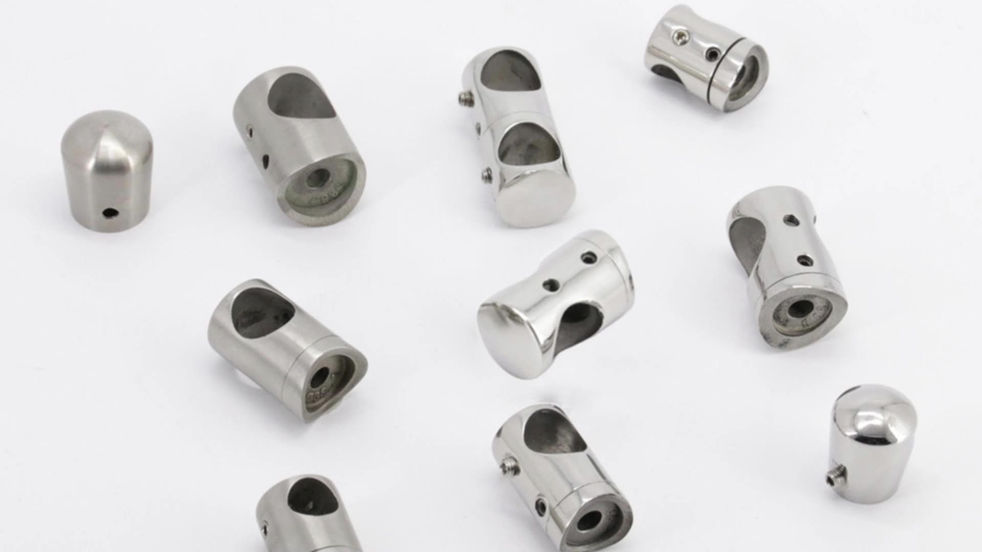 Cable Railing Fittings Round Balustrade Cross Bar Holder Stainless Steel Handrail Pipe Holder ...