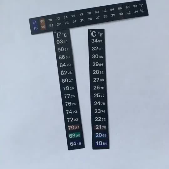 Aquarium Fish Tank Thermometer Temperature Sticker Aquarium Accessories ...