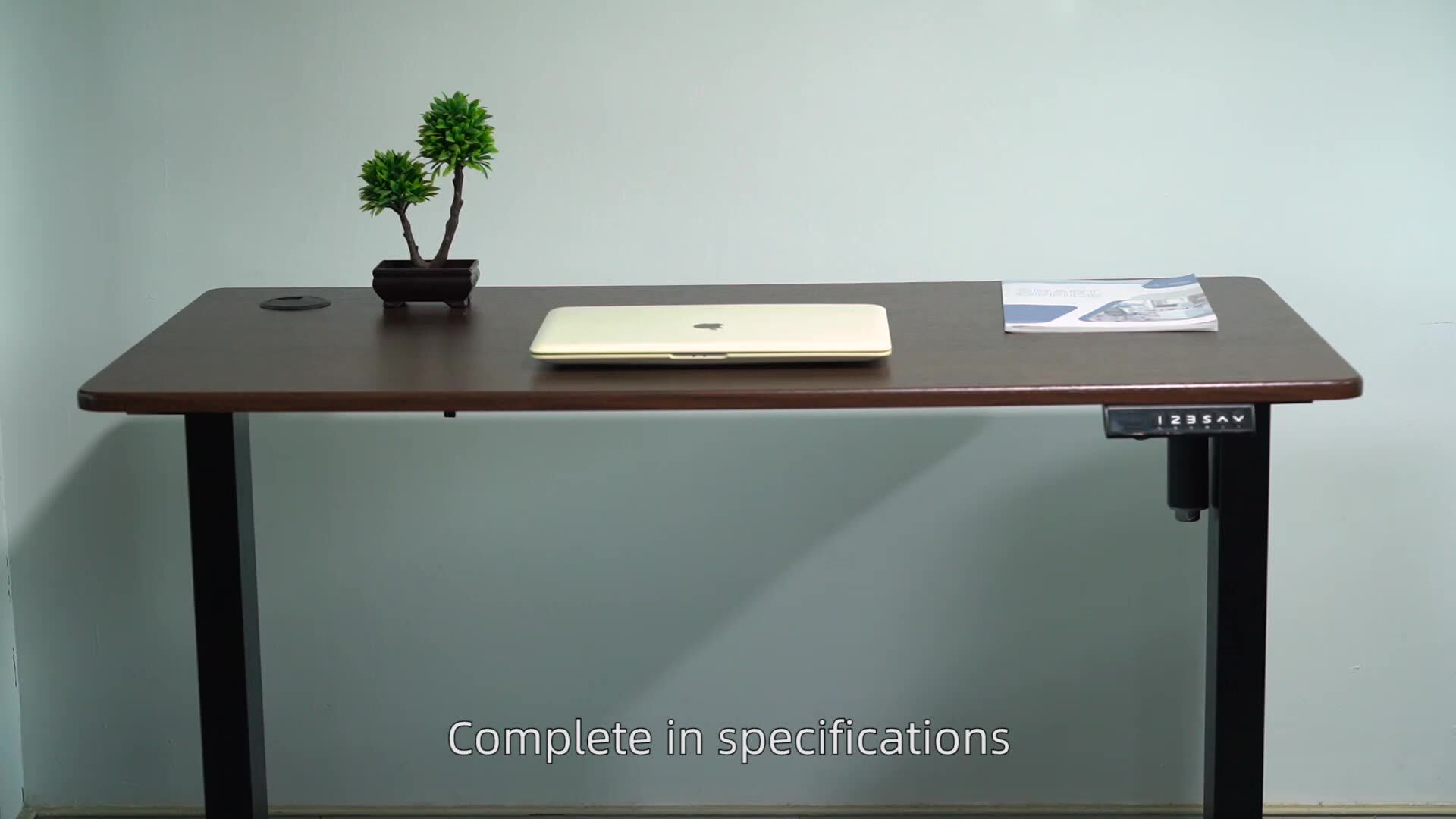 Electrically Height Adjustable Table Frame Single Motor Lifting System ...