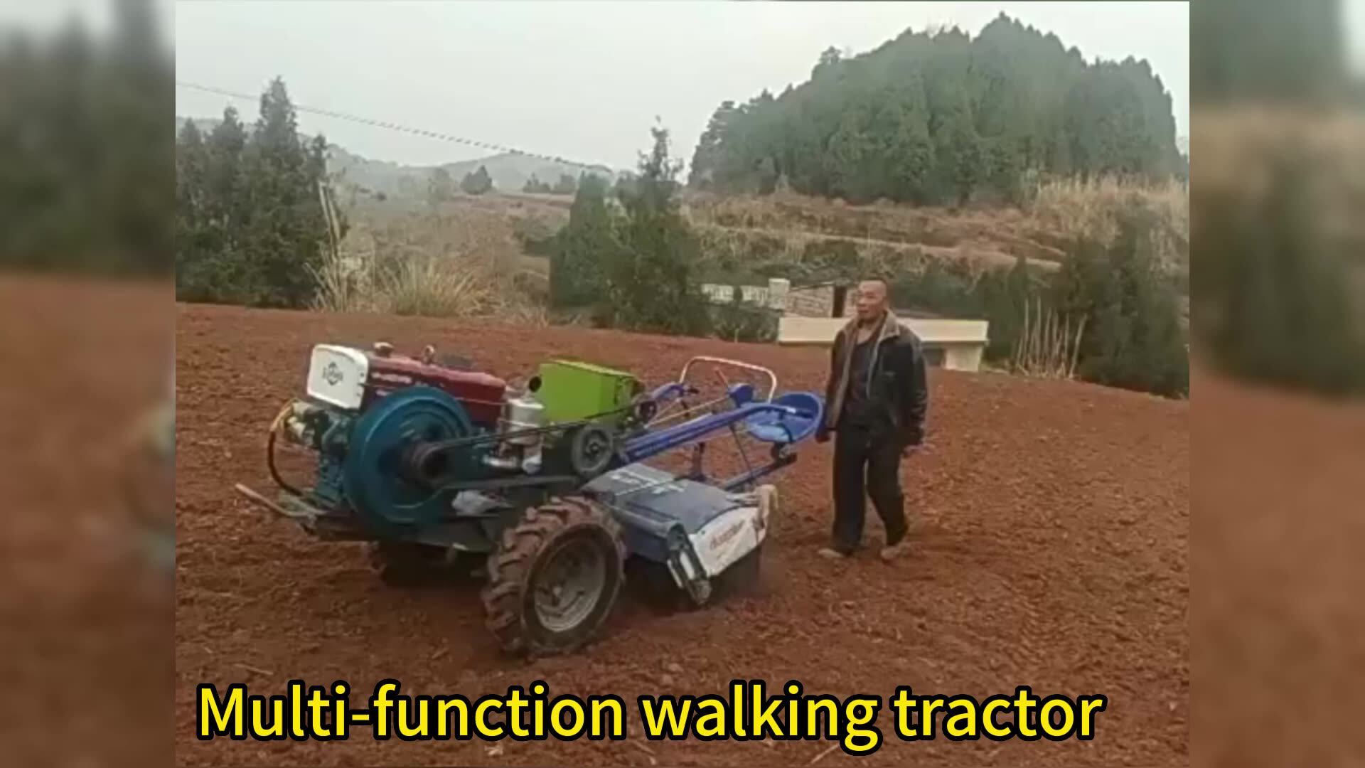 Farm Machinery Hand Walking Tractor Farm Walking Tractor Trade 6hp ...